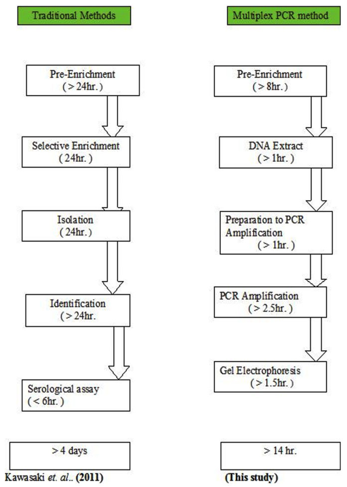 Development of Multiplex-PCR Method to Detect Three Bacterial Species ...